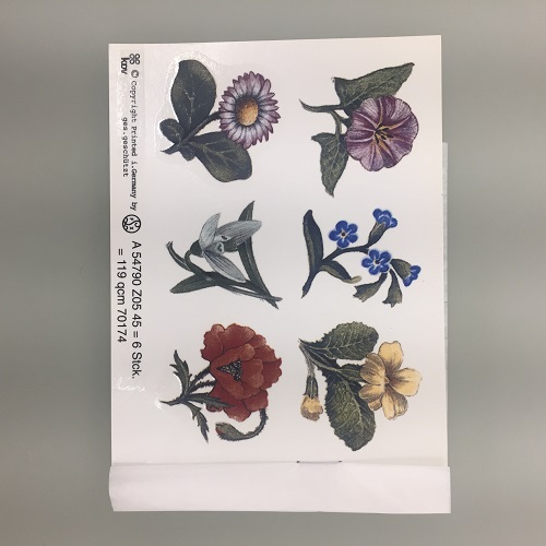 Decalque Flores da Terra 45mm - Cartela com 6 - Studio Flama